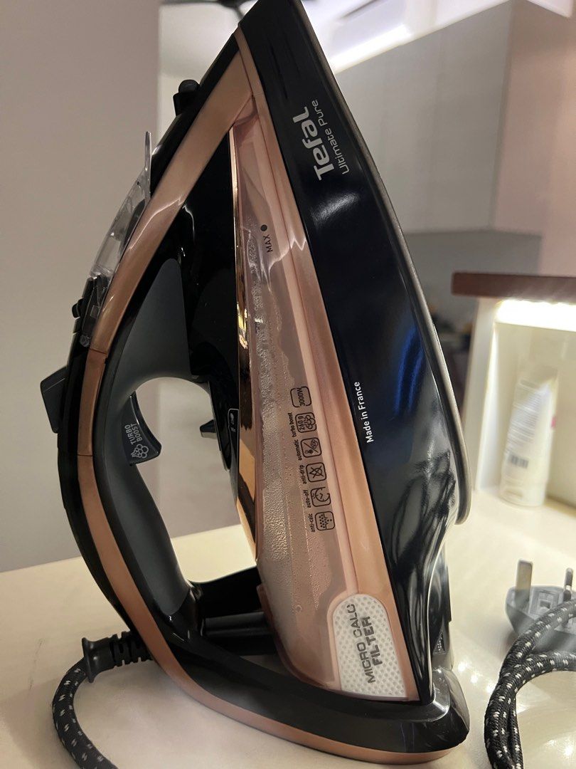 Tefal Ultimate Pure Steam Iron FV9845, TV & Home Appliances, Irons ...