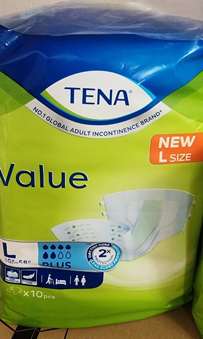 Tena Adult diapers (1 carton), Beauty & Personal Care, Sanitary Hygiene ...