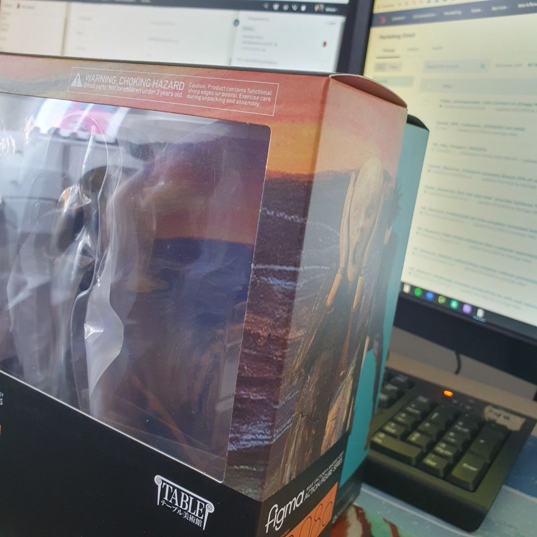 The Scream - The Table Museum figma, Hobbies & Toys, Toys & Games on ...