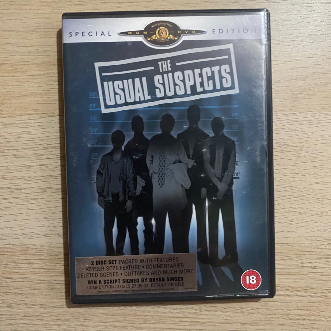 The Usual Suspects DVD 2 disc on Carousell