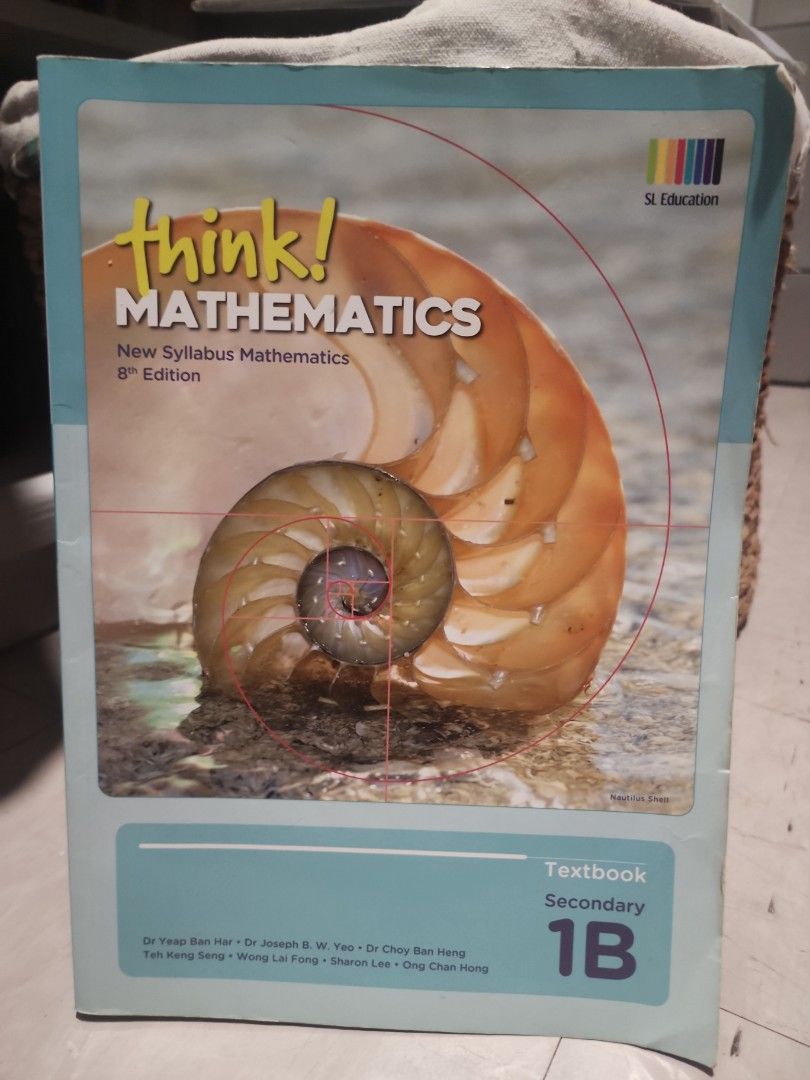 Think Mathematics 8th edition Textbook 1B, Hobbies & Toys, Books ...