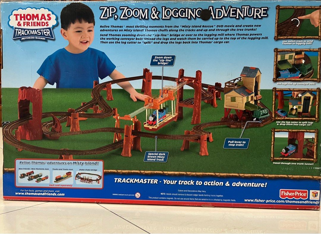 Thomas and friends zip, zoom and logging adventure, Hobbies & Toys ...