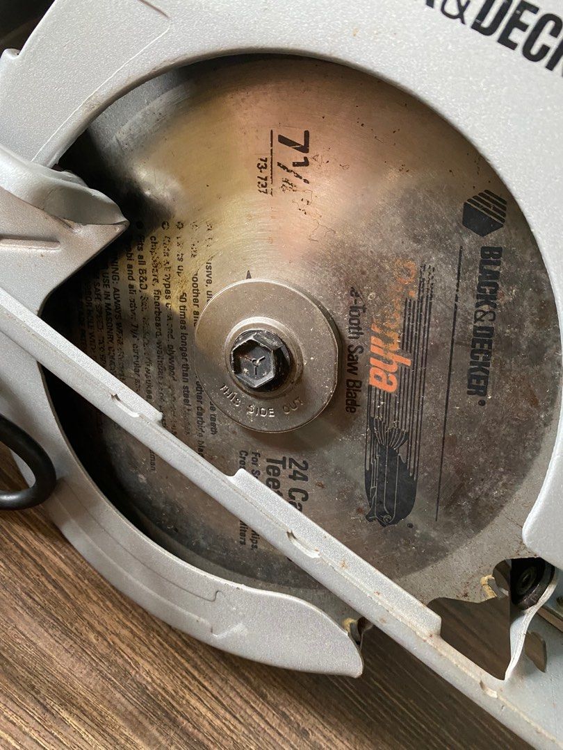 Tooth Saw Blade Machine Black & Decker, Furniture & Home Living, Home ...