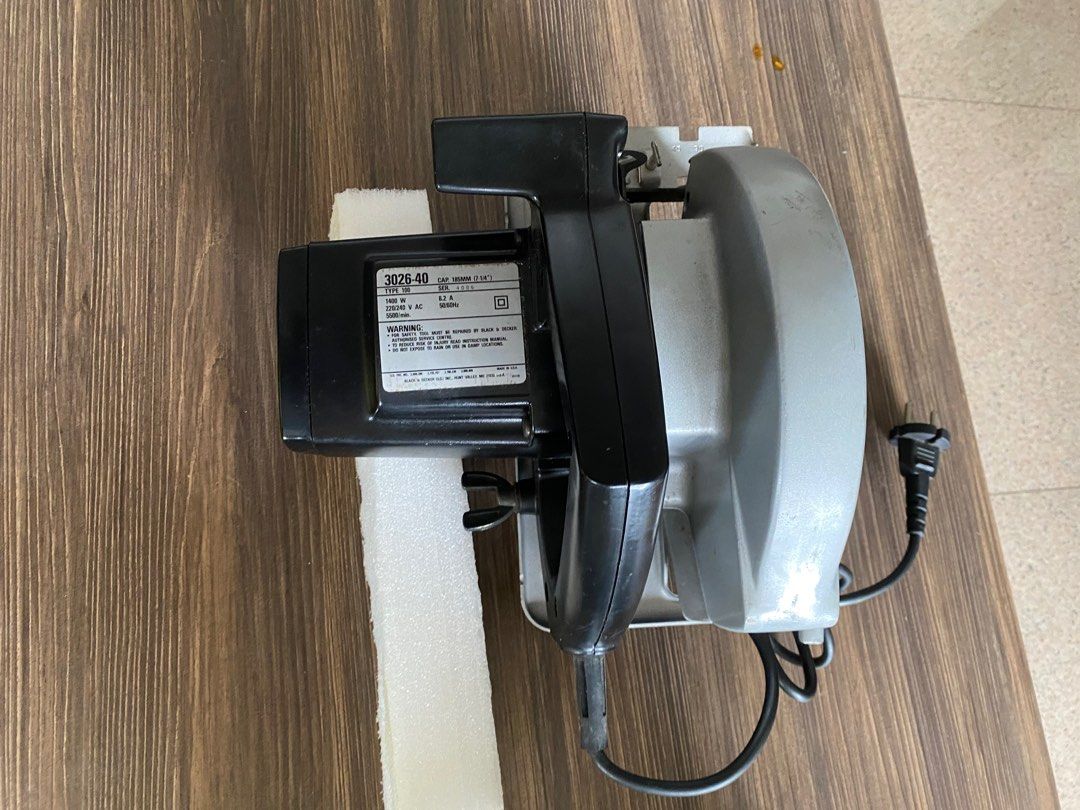 Tooth Saw Blade Machine Black & Decker, Furniture & Home Living, Home ...