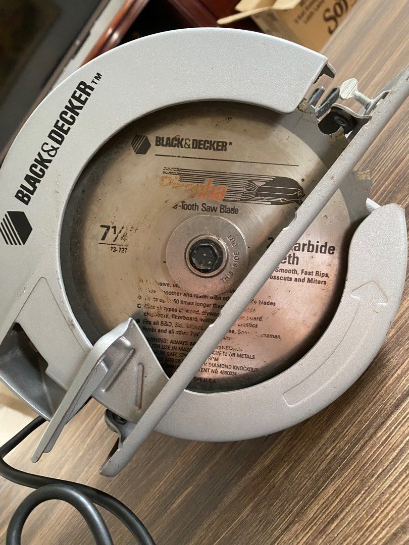 Tooth Saw Blade Machine Black & Decker, Furniture & Home Living, Home ...