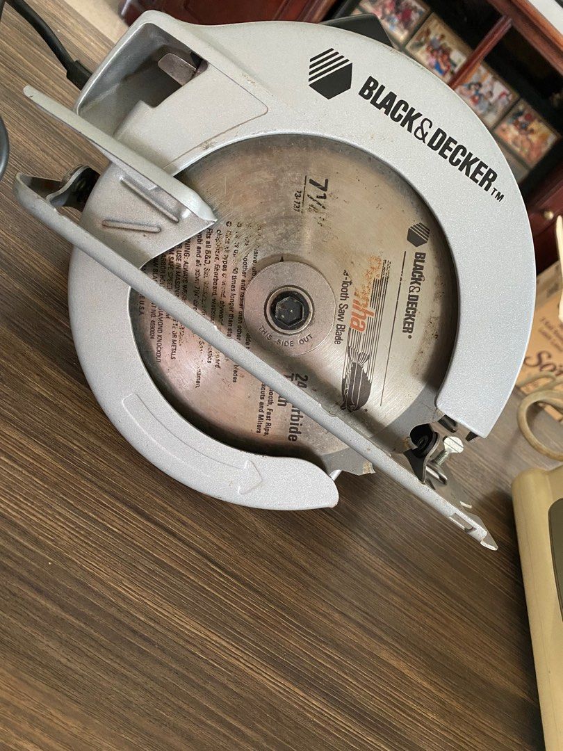 Tooth Saw Blade Machine Black & Decker, Furniture & Home Living, Home ...