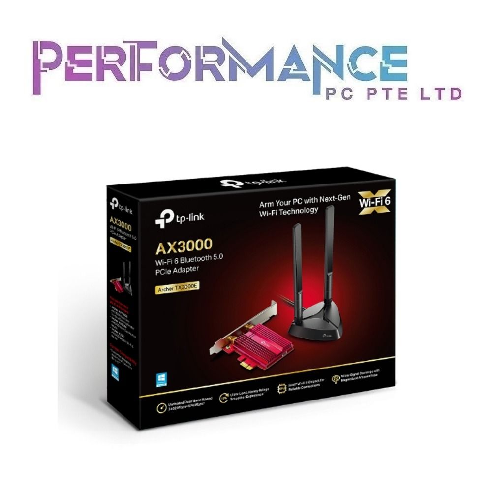 TP-Link WiFi 6 AX3000 PCIe WiFi Card (Archer TX3000E), Up to 2400Mbps ...