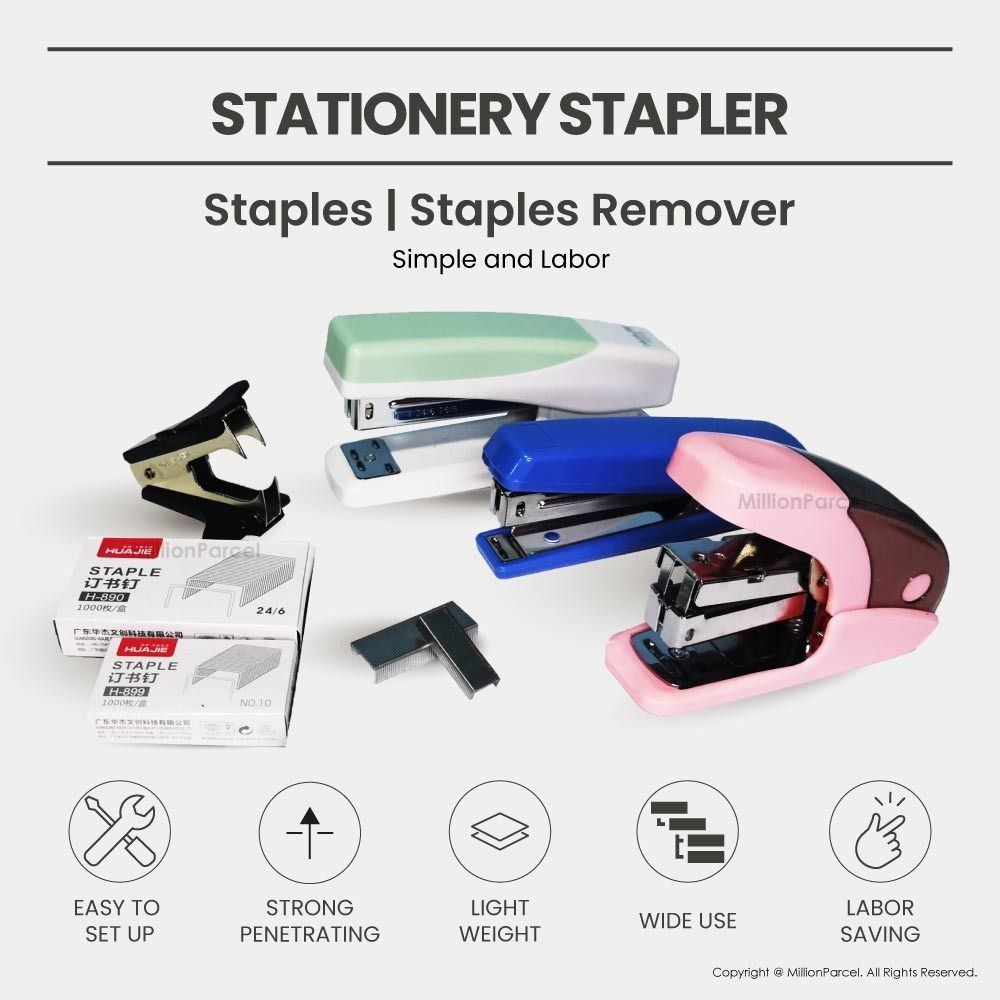 Twin Lever Stapler: 50% Less Effort | All type Stapler | Staples ...