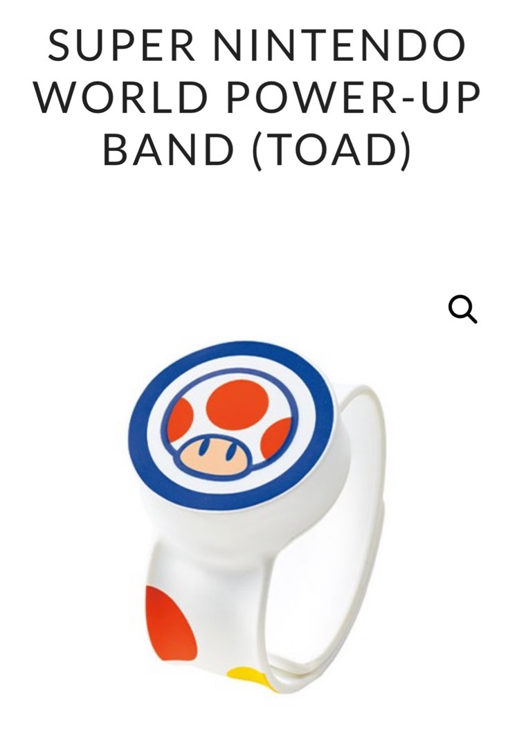 USJ Super Nintendo Power-Up Band (Toad), Mobile Phones & Gadgets ...