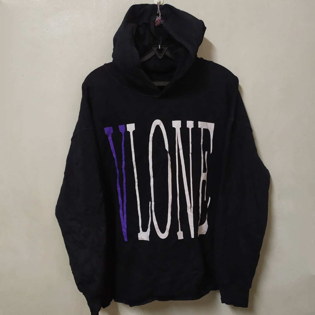 VLONE Black Korean Hoodie Jacket, Men's Fashion, Coats, Jackets and ...