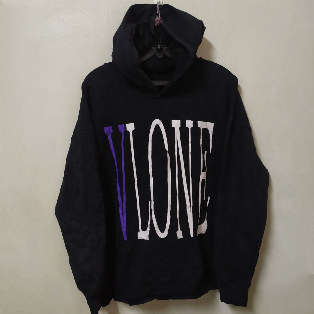 VLONE Black Korean Hoodie Jacket, Men's Fashion, Coats, Jackets and ...
