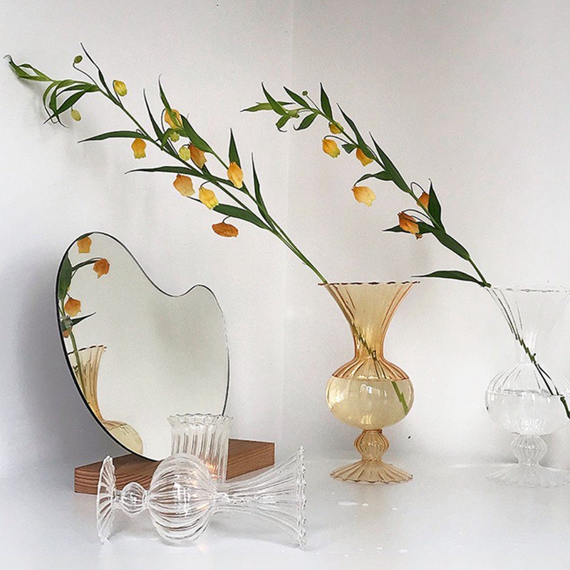 Victorian Glass Flower Display Vase, Furniture & Home Living, Home ...