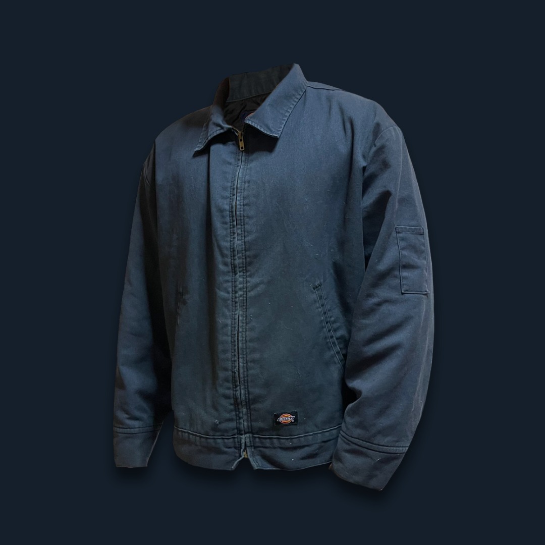 Vintage Dickies Work Wear Zip-up Jacket, Men's Fashion, Coats, Jackets ...