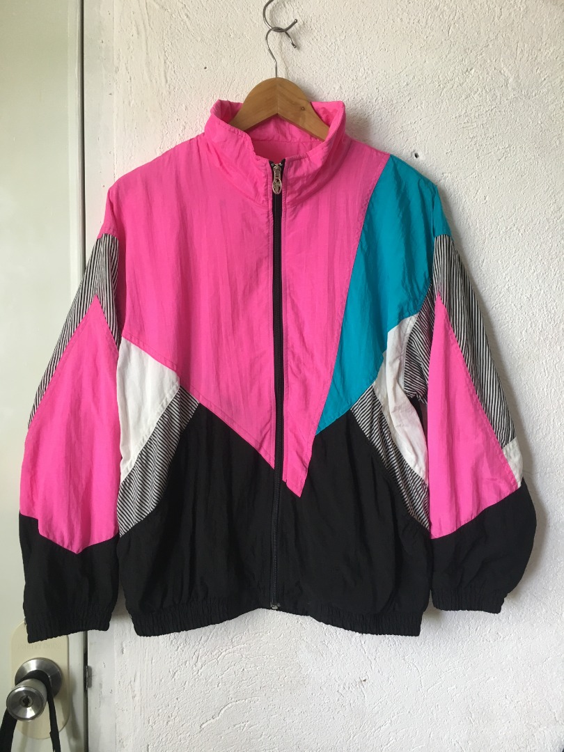 Vintage Lavon Multi-color Windbreaker Jacket on Carousell