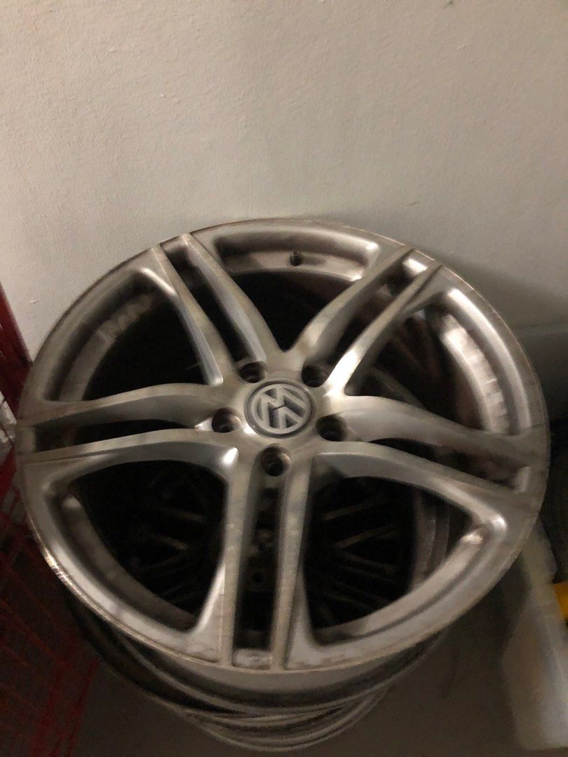 Volkswagen Golf rims, Car Accessories, Tyres & Rims on Carousell