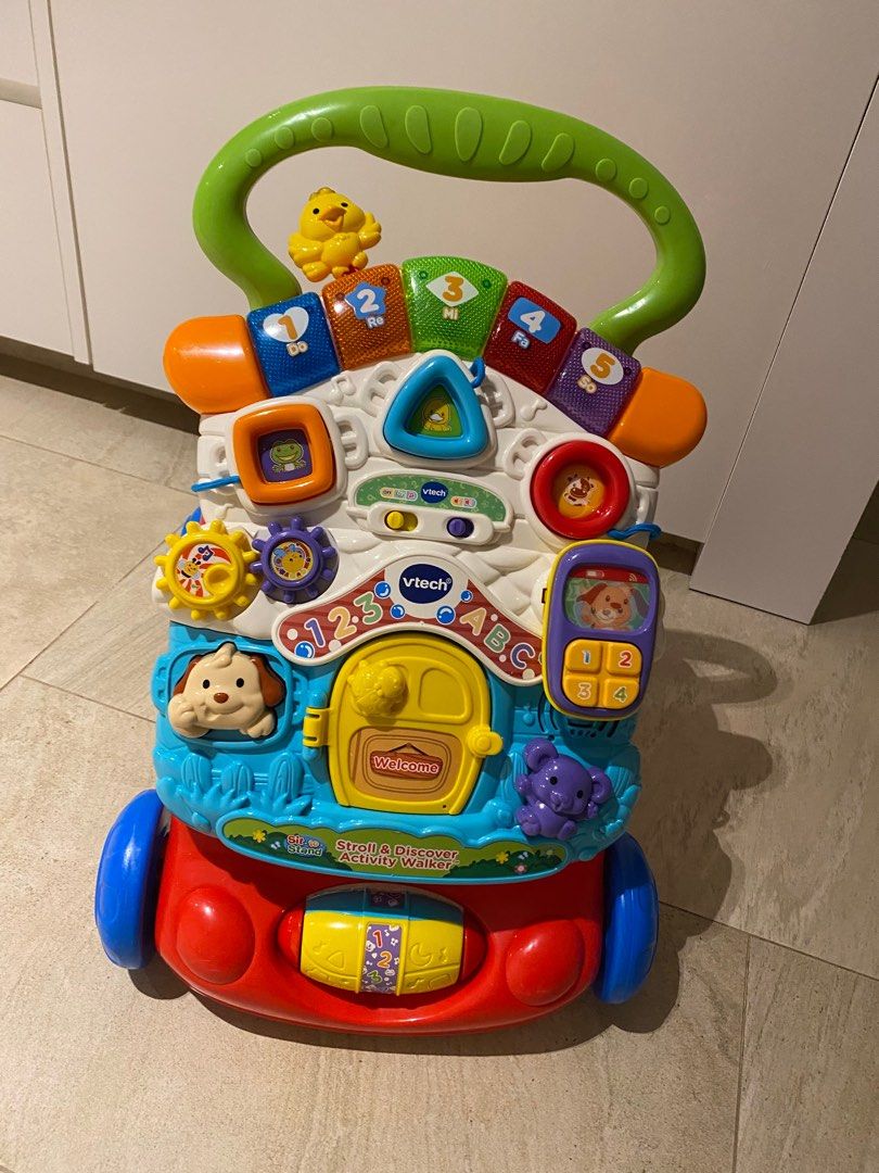 VTech Stroll and Discover Walker, Babies & Kids, Infant Playtime on ...