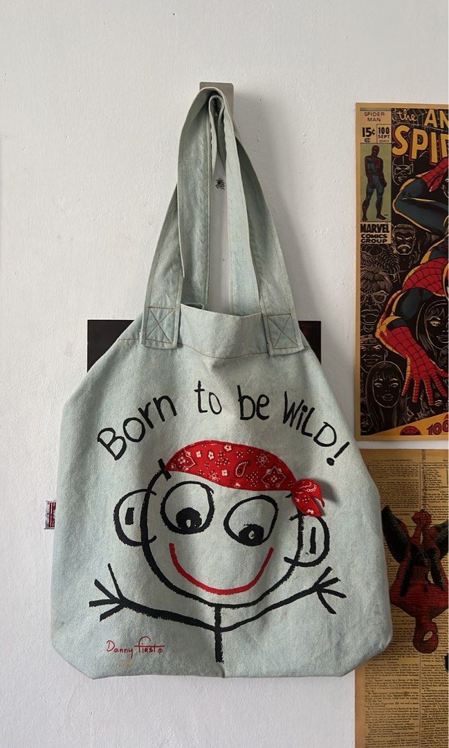 Vtg danny first tote bag, Men's Fashion, Bags, Sling Bags on Carousell
