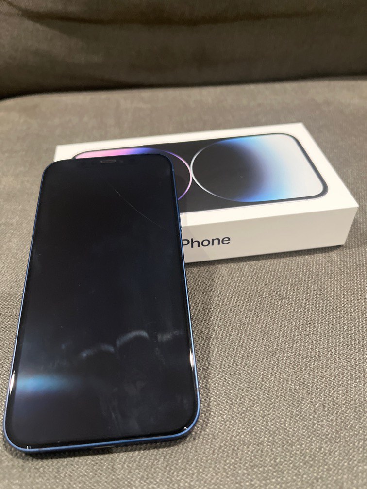 Well conditioned IPhone 12 128GB midnight Blue, Mobile Phones & Gadgets ...