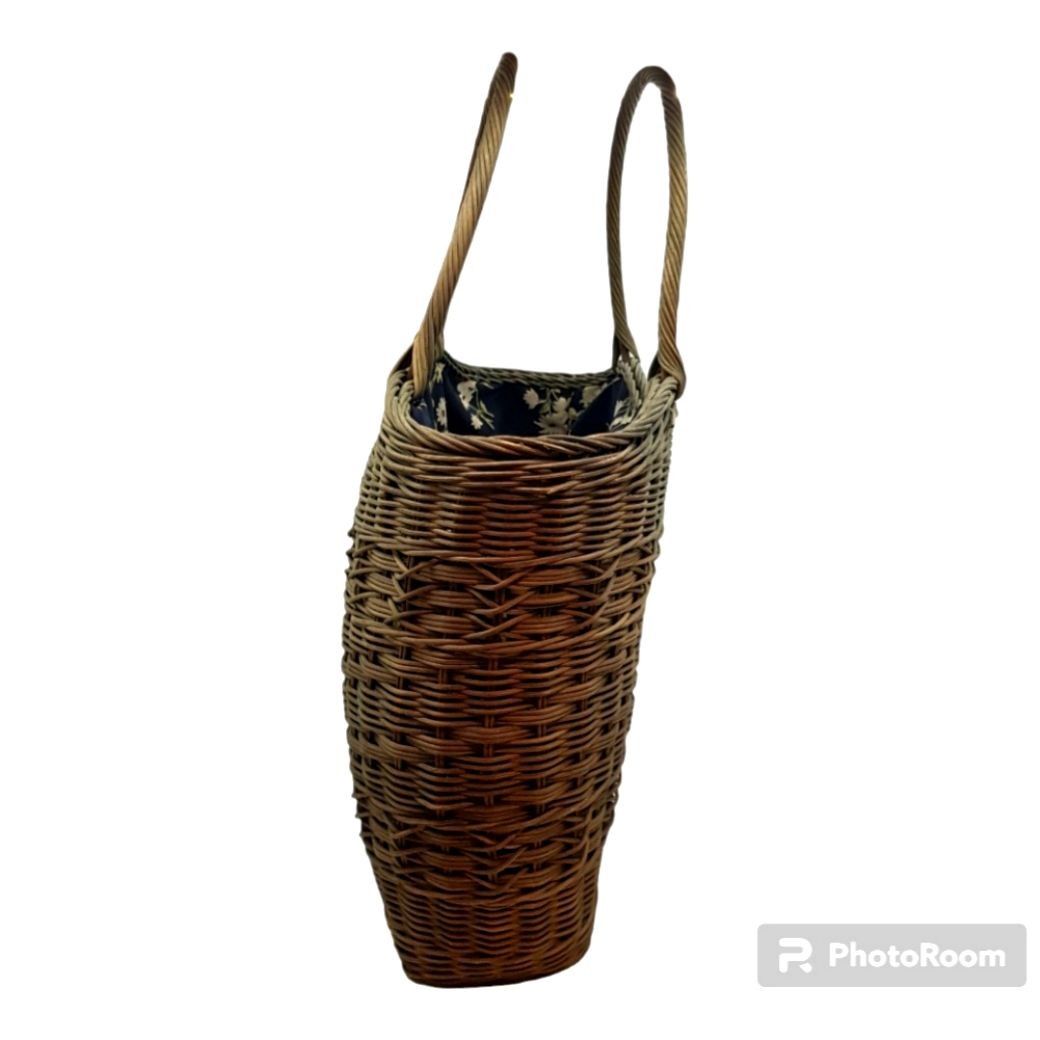 Wicker rattan beach picnic basket bag on Carousell
