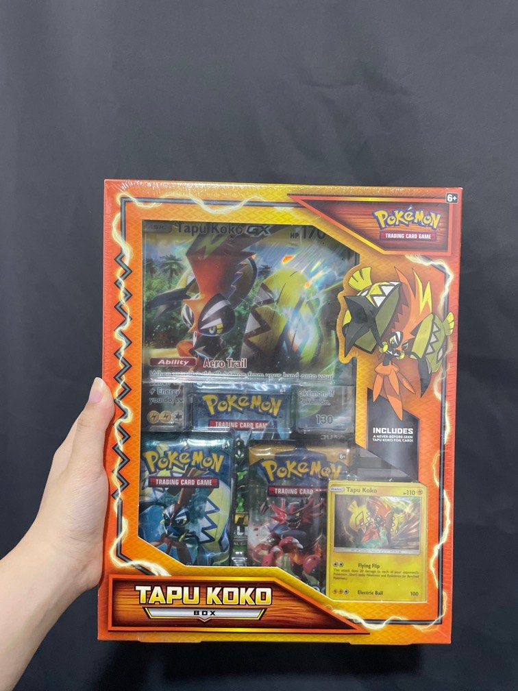 WTS Tapu Koko box w Shrink, Hobbies & Toys, Toys & Games on Carousell