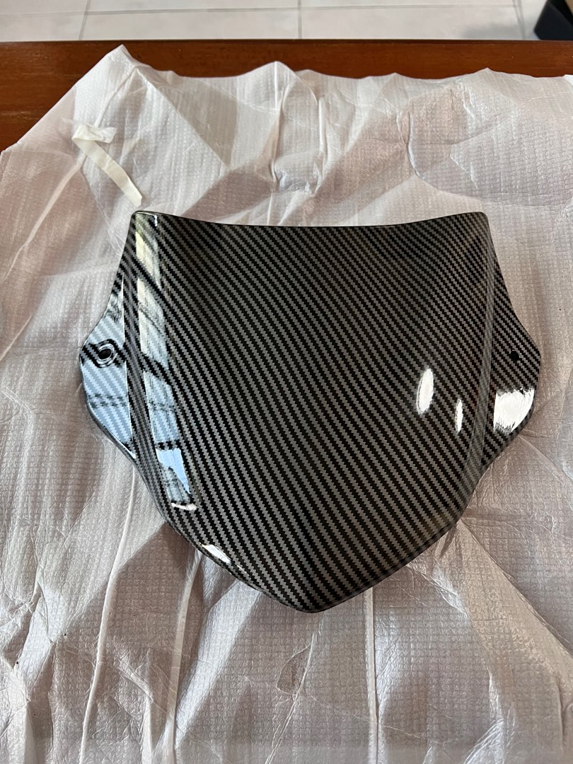 YAMAHA SNIPER 155 WINDSHIELD IN CARBON, Motorcycles, Motorcycle ...