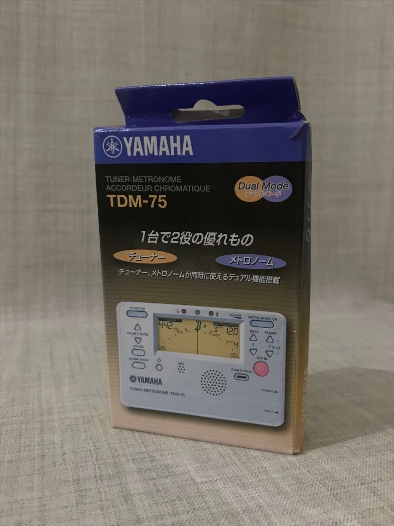 Yamaha Tuner-Metronome TDM-75 on Carousell