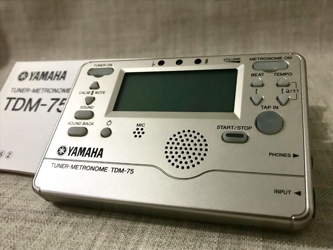 Yamaha Tuner-Metronome TDM-75 on Carousell
