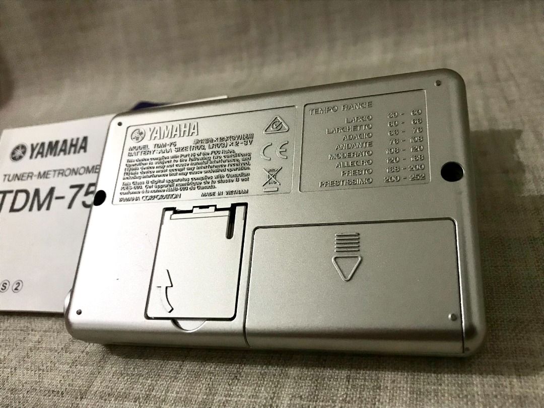 Yamaha Tuner-Metronome TDM-75 on Carousell