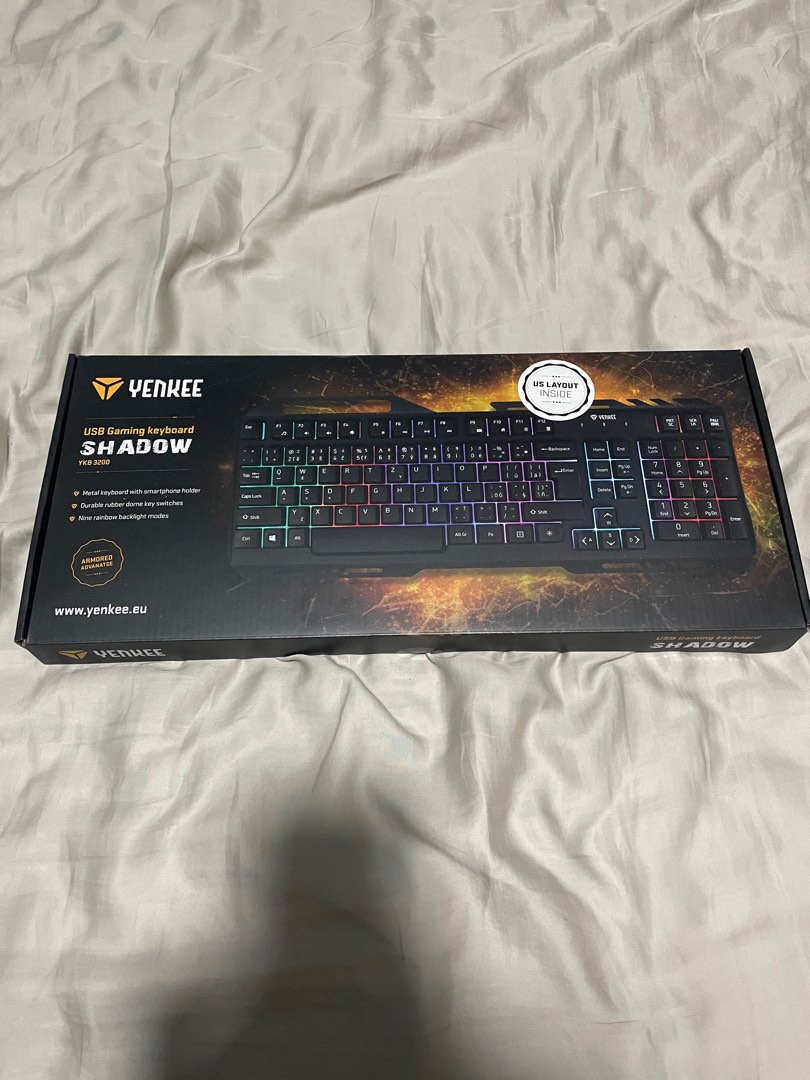 Yenkee Shadow gaming keyboard, Computers & Tech, Parts & Accessories ...