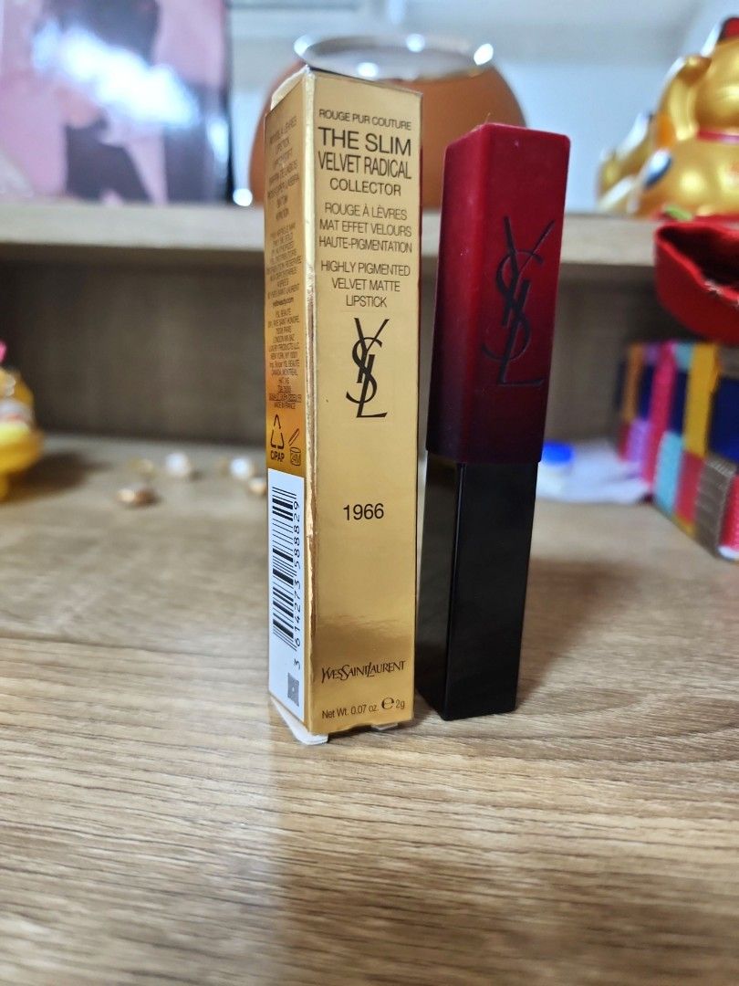 YSL Limited Edition Slim Velvet Matte Lipstick 1966, Beauty & Personal ...