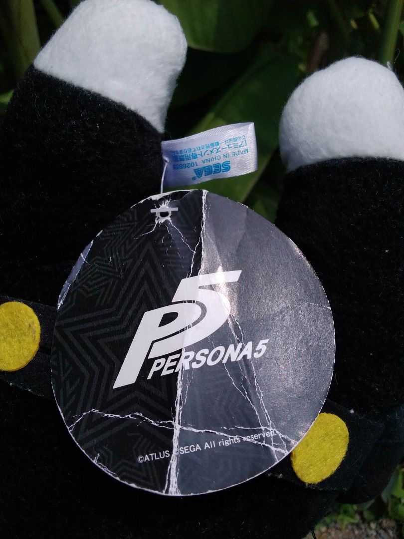 15-Inch Morgana Persona 5 Nesoberi Game Anime Plush Toy (SEGA), Hobbies ...