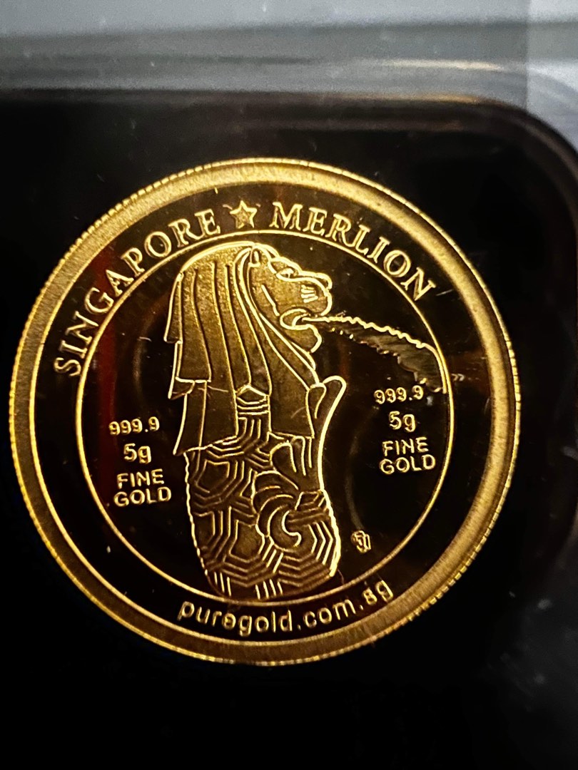 5g 999 gold coin, Hobbies & Toys, Memorabilia & Collectibles, Currency ...