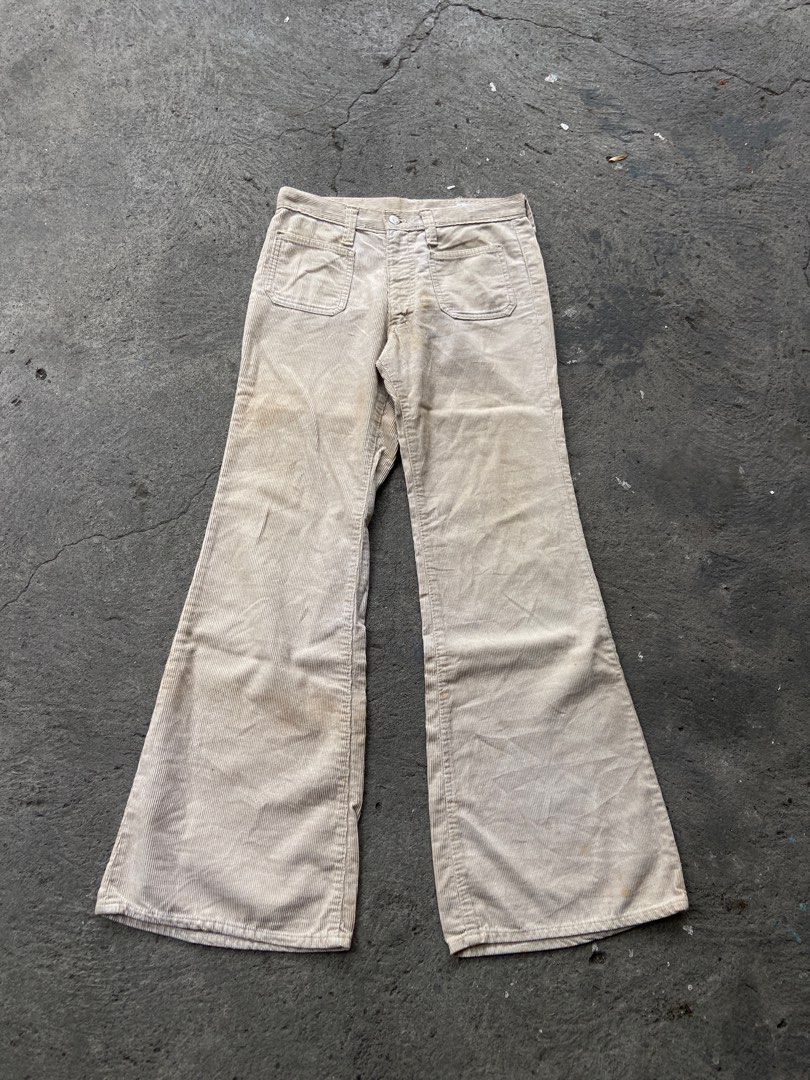 70s/80s wrangler cords, Men's Fashion, Bottoms, Trousers on Carousell