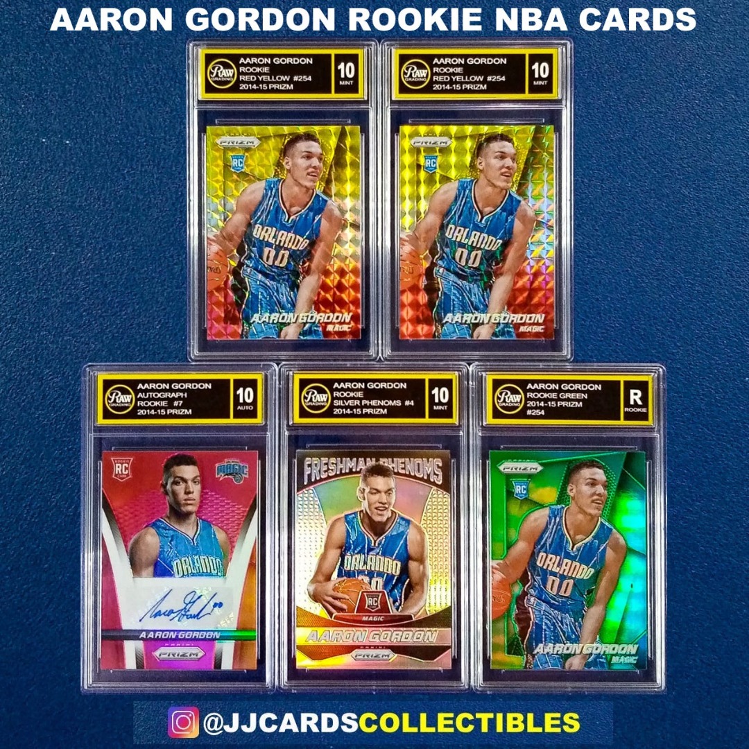 Aaron Gordon Rookie NBA Cards, Hobbies & Toys, Toys & Games on Carousell