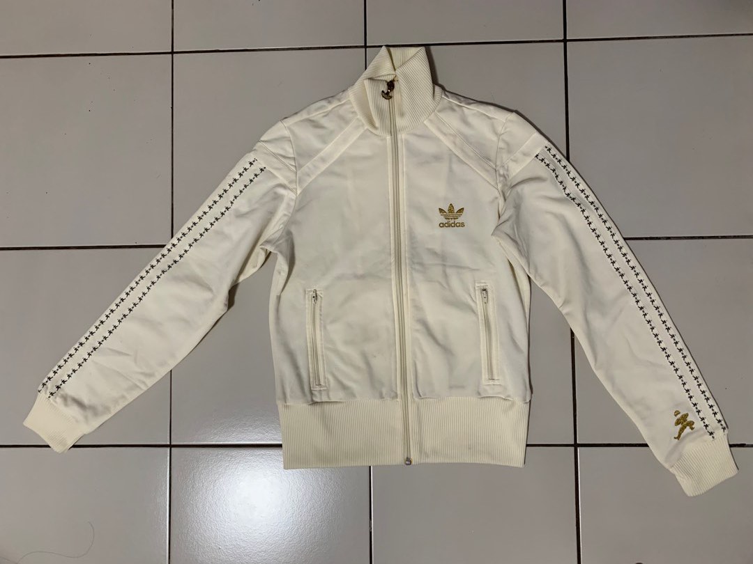 Adidas champagne cream jacket, Women's Fashion, Coats, Jackets and ...