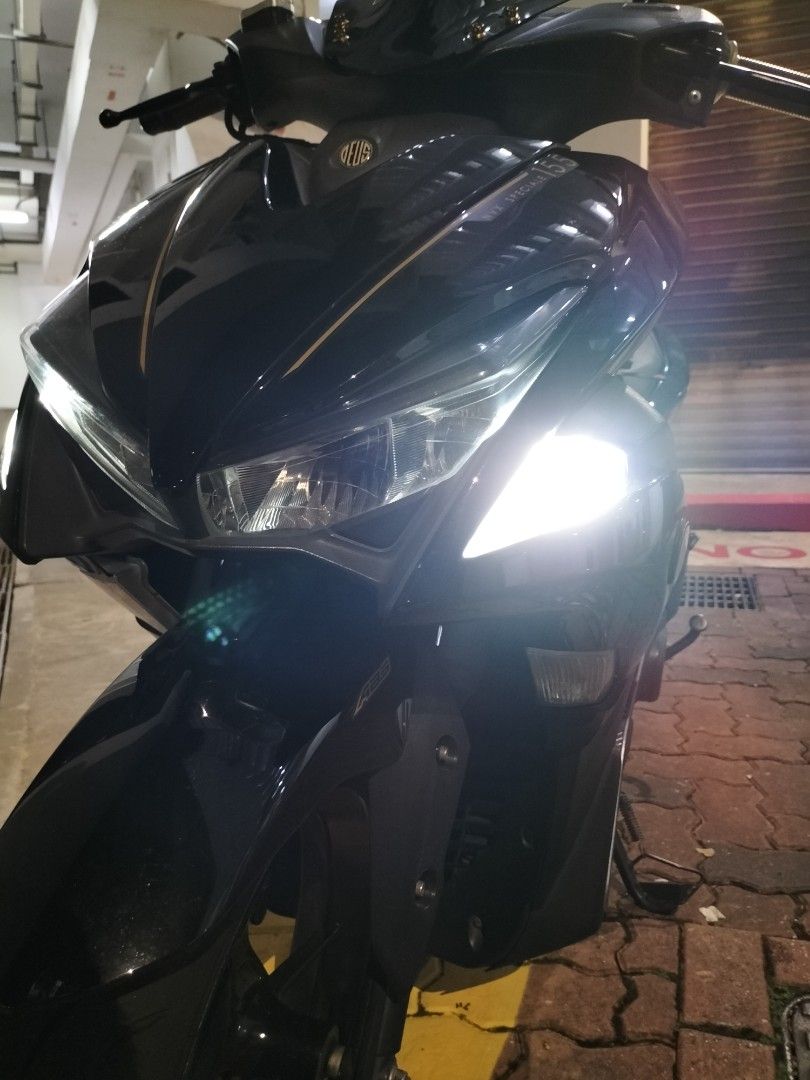 Aerox led pole light white, Motorcycles, Motorcycle Accessories on ...