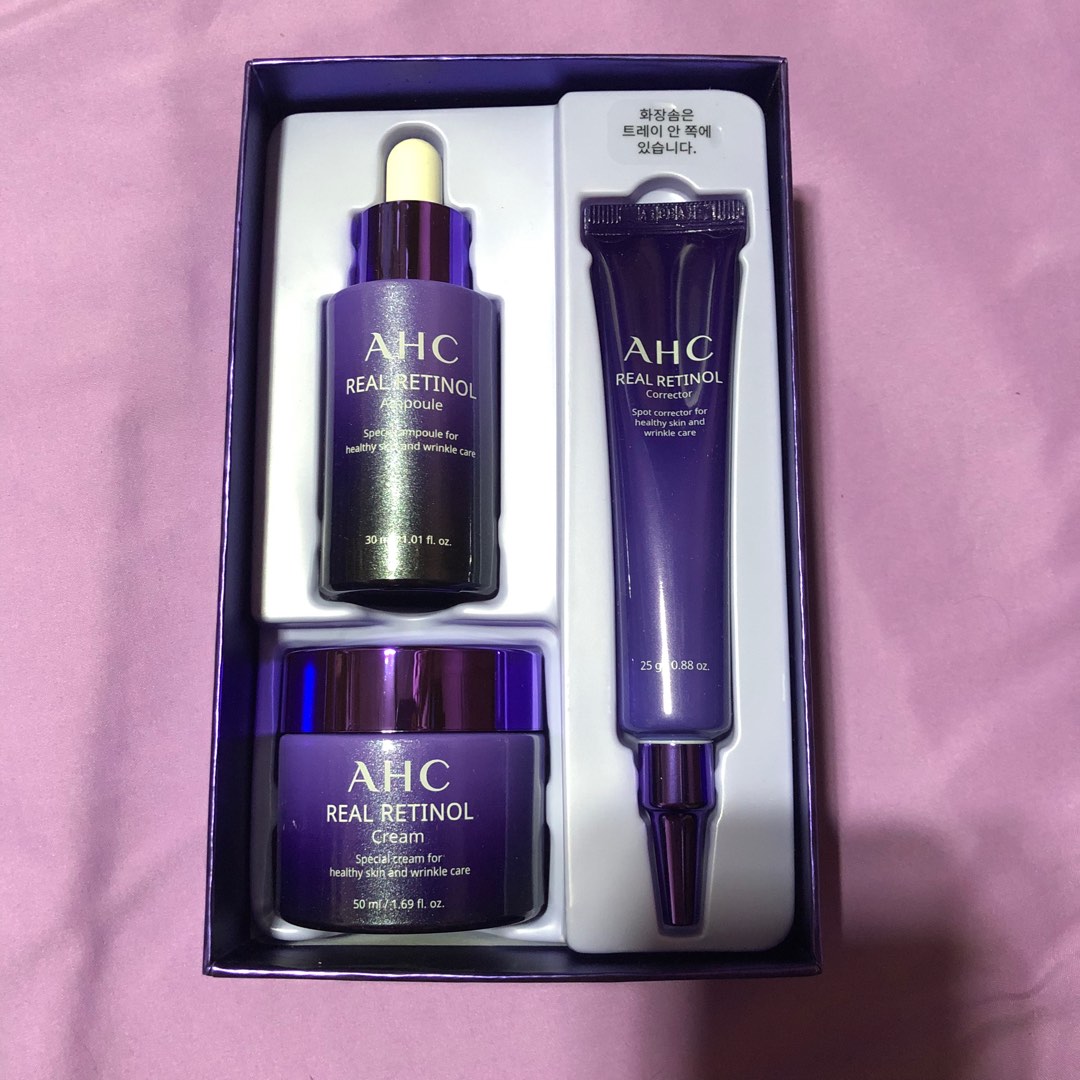 AHC Real Retinol Special Care Set Wrinkle Care on Carousell
