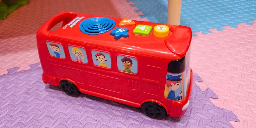 Alphabet & Number Phonics Bus Toy, Hobbies & Toys, Toys & Games on ...