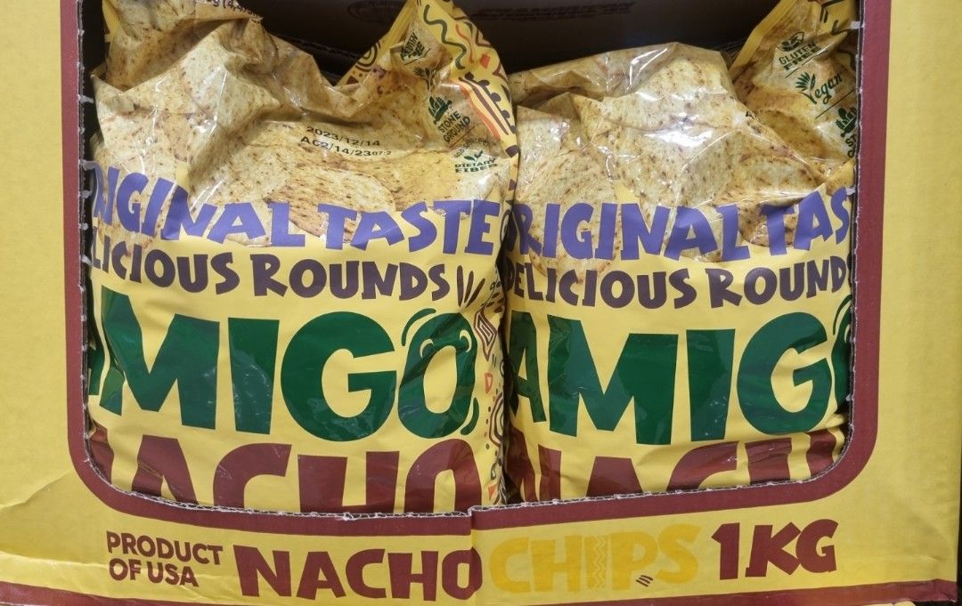 Amigo Nacho Chip 1kg, Food & Drinks, Packaged & Instant Food on Carousell