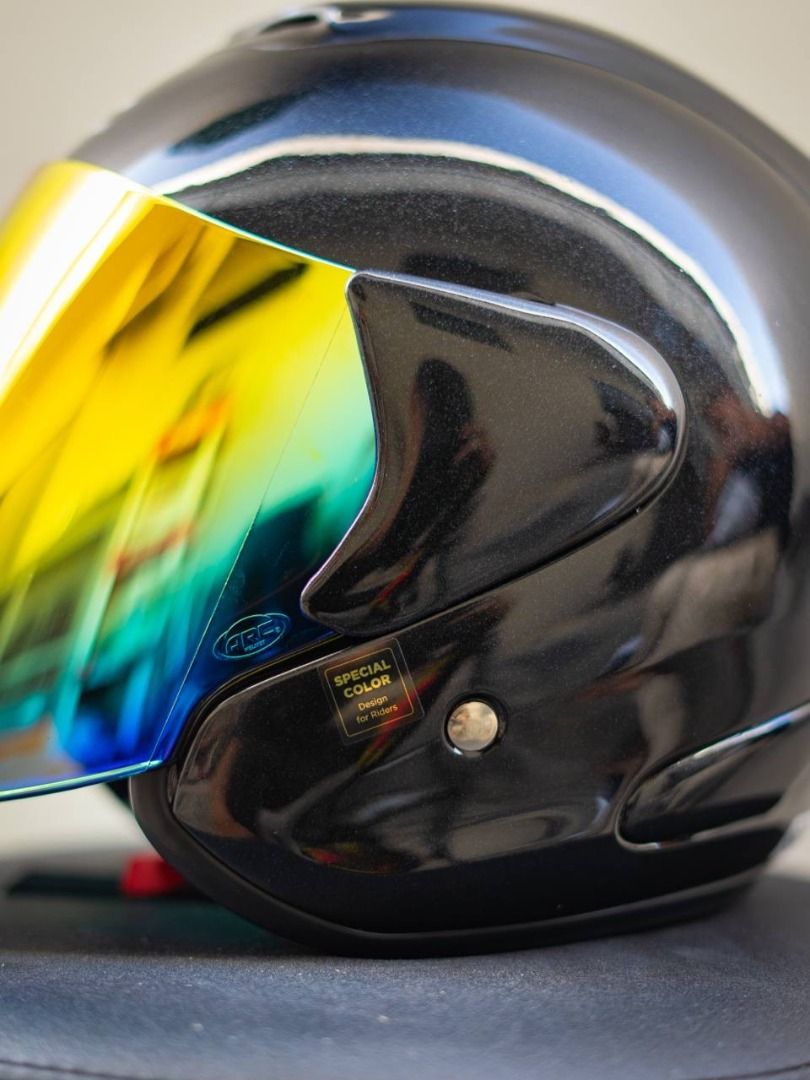 ARC RITZ HELMET MODERN BLACK, Motorcycles, Motorcycle Accessories on ...
