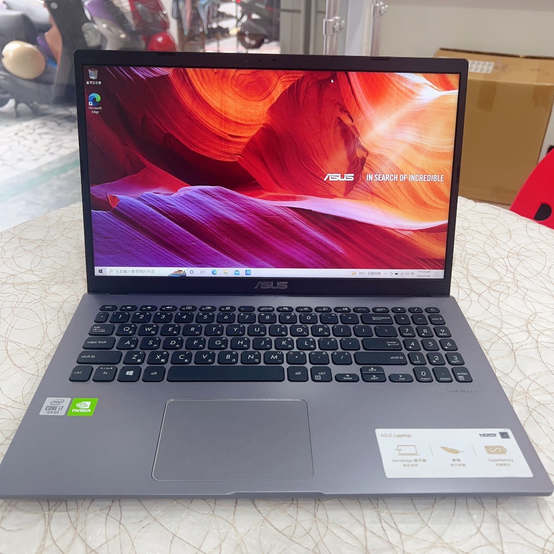 【艾爾巴二手】ASUS X509JP(i7/MX330/8G/256G+1TB)15.6吋灰#二手筆電#勝利店42539, 電腦及科技產品, 桌上電腦或筆記型電腦在旋轉拍賣
