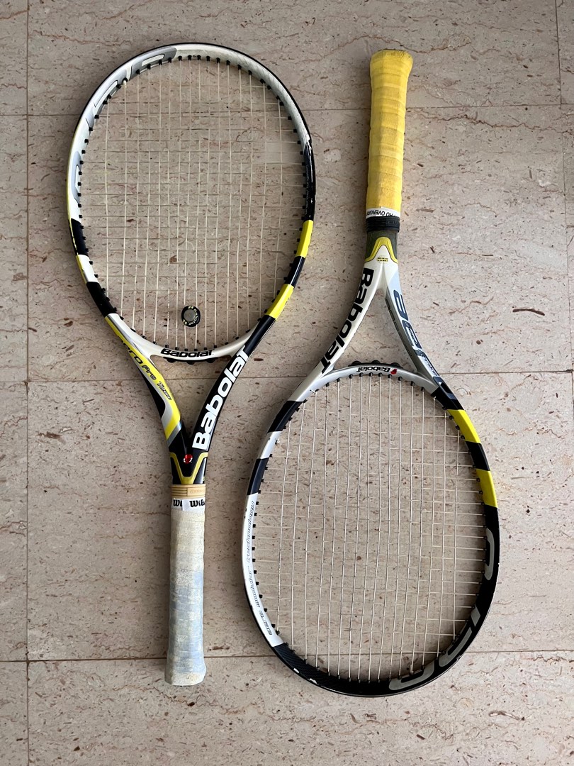 Babolat Aero Pro Team & Aero Racket (2), Sports Equipment, Sports ...