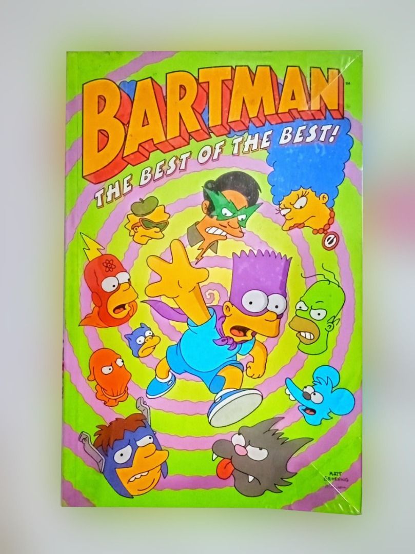 bartman: the best of the best! (bartman #1-3) (1993) by matt groening simpsons, Hobbies & Toys ...
