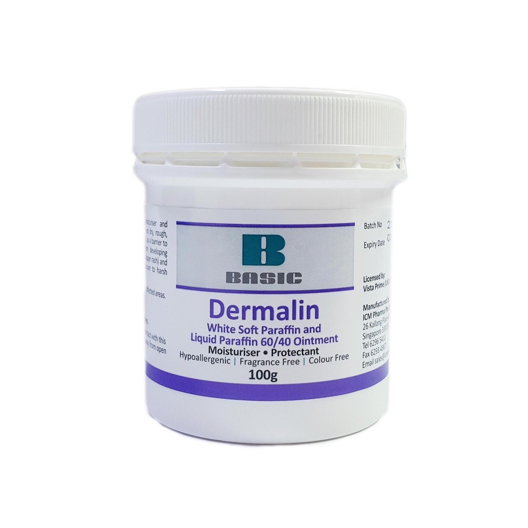 BASIC Dermalin White Soft Paraffin 60/40, Health & Nutrition, Medical ...