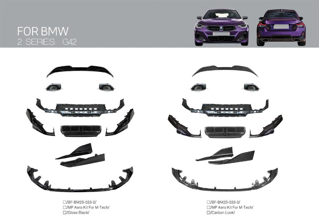 BMW 2 SERIES F44/G42 Body Kit Conversion, Car Accessories, Accessories ...