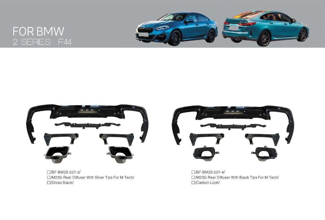 BMW 2 SERIES F44/G42 Body Kit Conversion, Car Accessories, Accessories ...