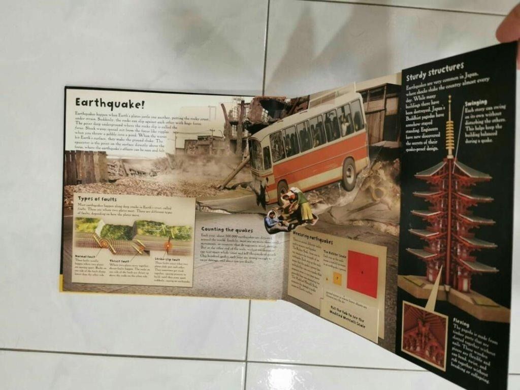 BN Pop-up book 'Earthquake & Volcanoes', Hobbies & Toys, Books ...