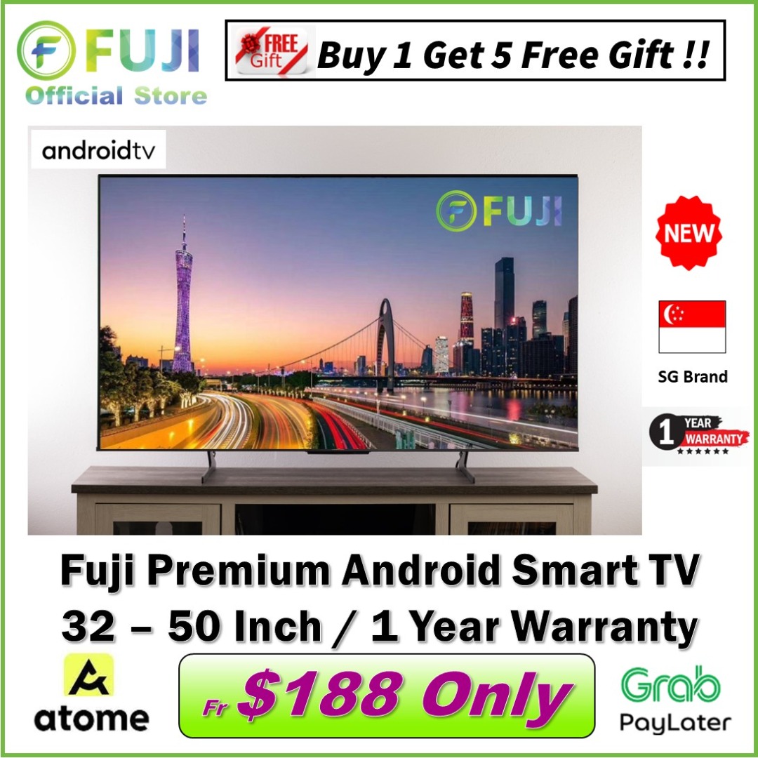 Brand New Fuji Premium Android Smart TV - 32-50inch - Full HD - Slim ...
