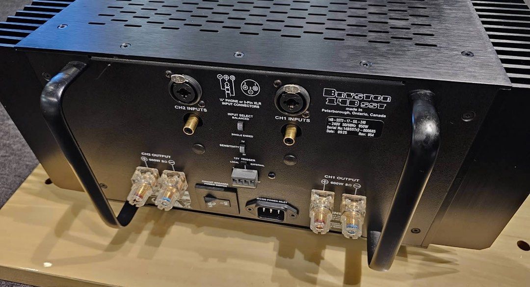 Bryston 14B-SST2 Power Amplifier, Audio, Soundbars, Speakers ...