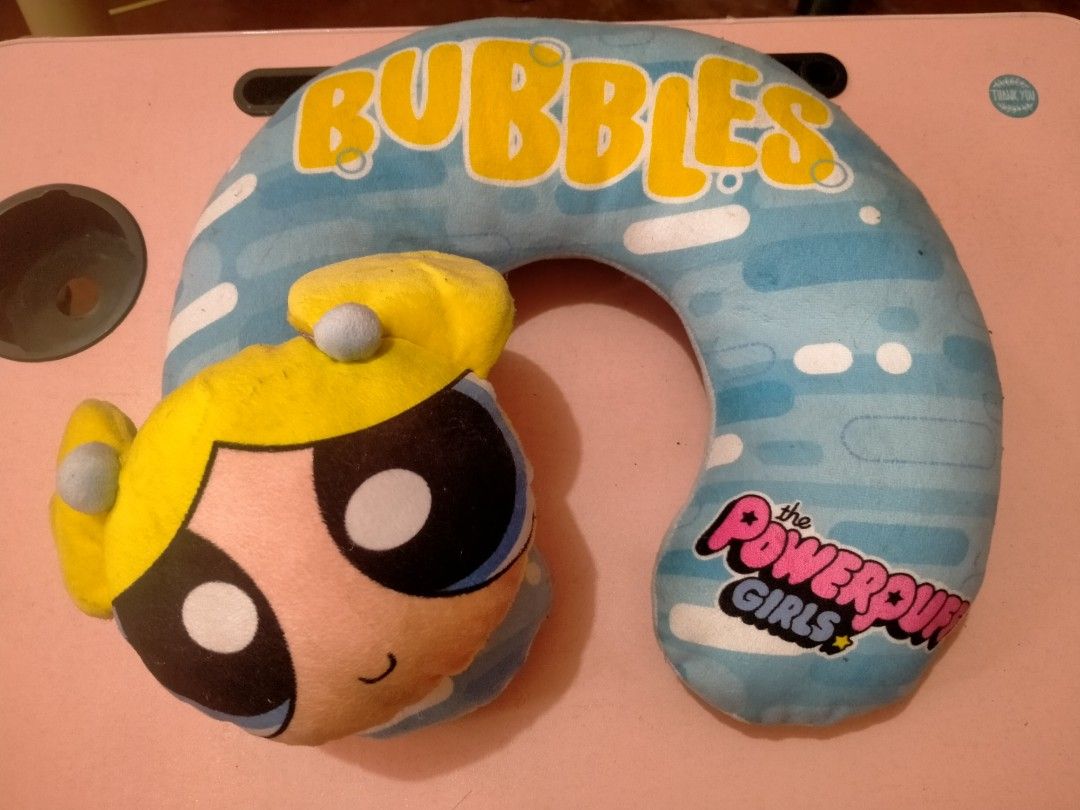 Bubbles Neck Pillow - Powerpuff Girls [Never been used], Hobbies & Toys ...